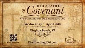 First Landing 1607 Project Declaration of Covenant: A Rededication of ...