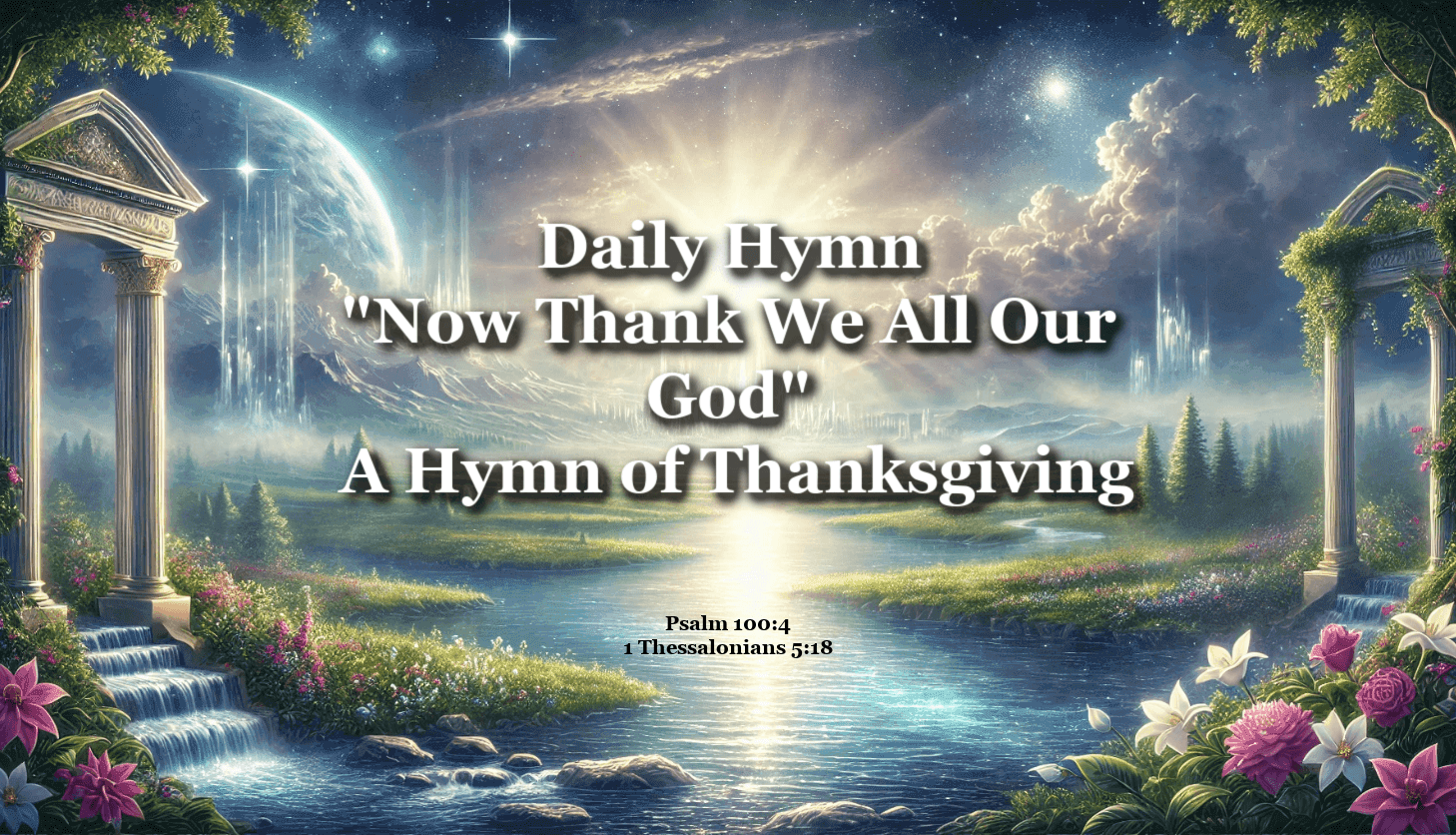 Today's Hymn: "Now Thank We All Our God" – A Hymn of Thanksgiving ...