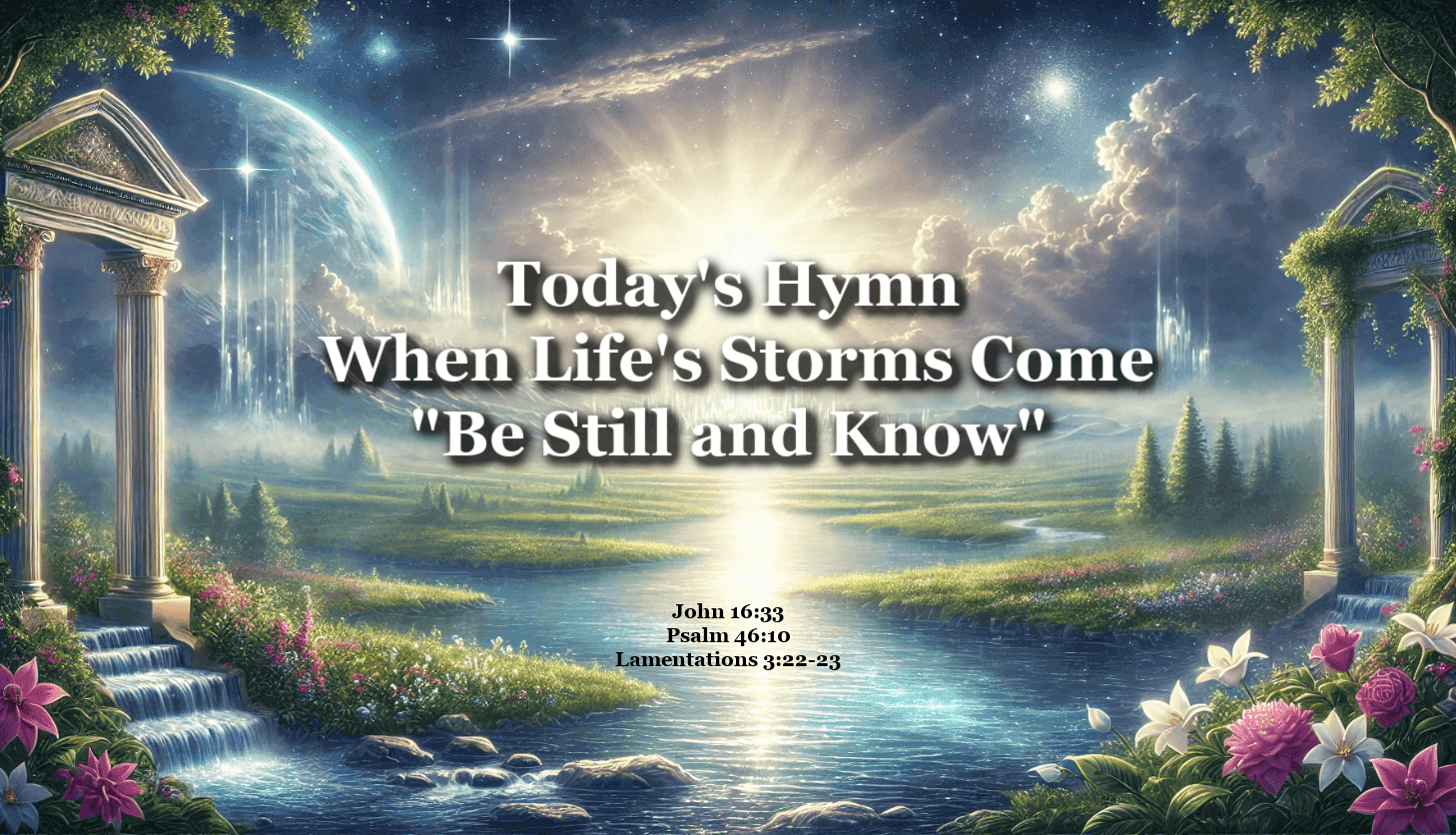 Finding Peace in the Storm: Embracing Stillness and Trusting in God's ...