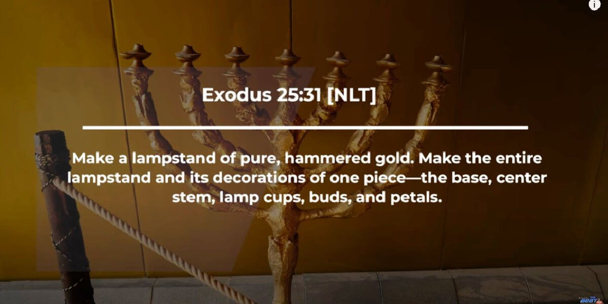 HIDDEN Pictures of Jesus in the Tabernacle - The Golden Lampstand (Part ...