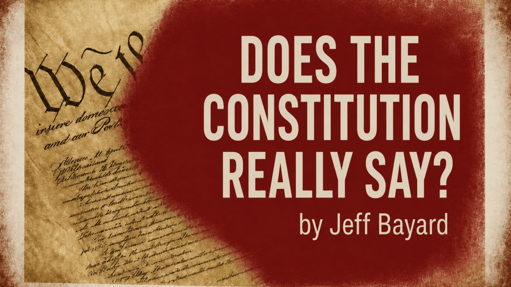 Does the Constitution Really Say a Farmer's Wheat Is Interstate Commerce?